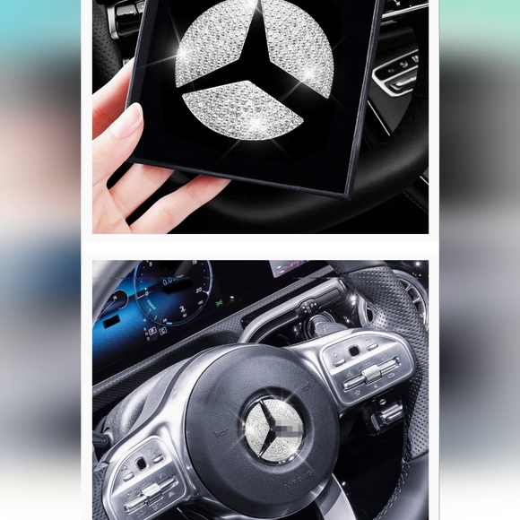 Other | Mercedes Steering Wheel Bling Emblem | Poshmark